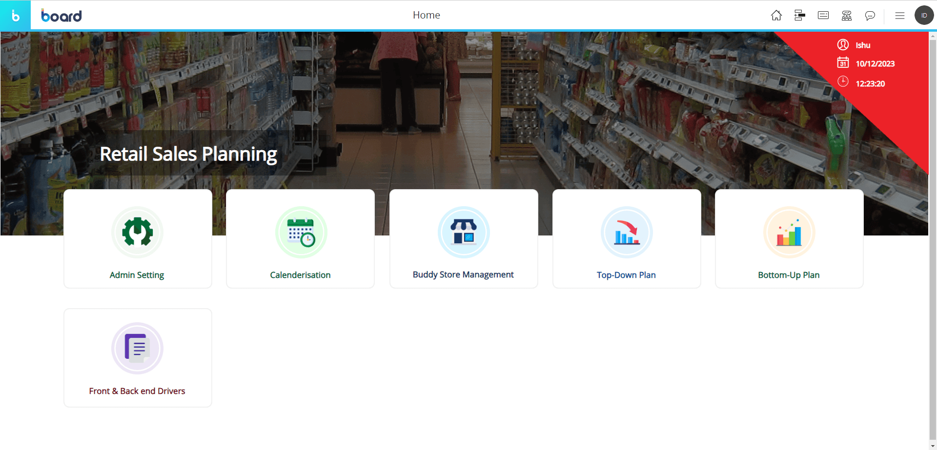 Grocery Retail Financial Planning Solution